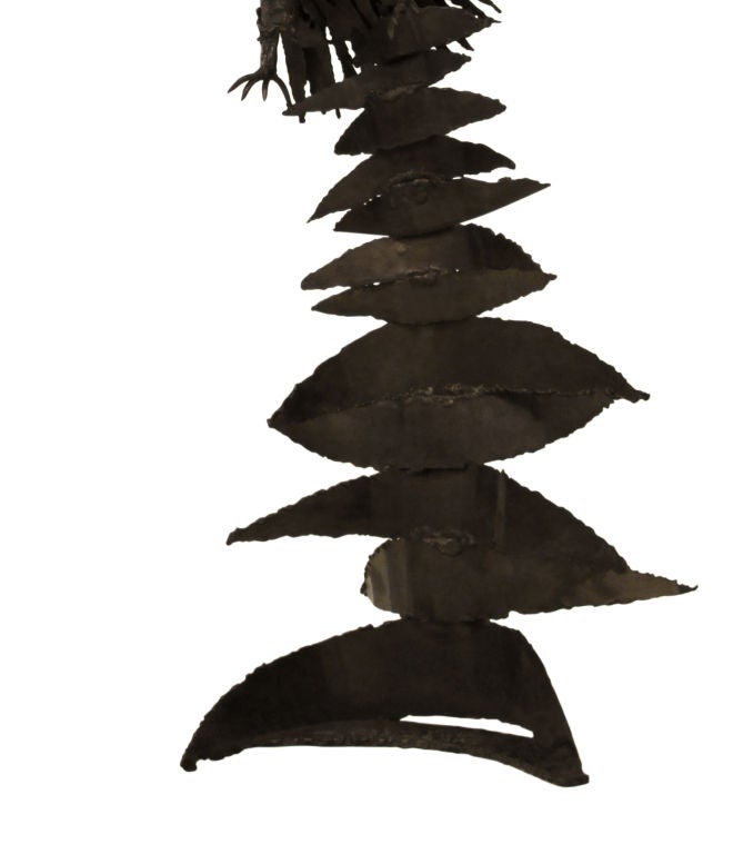 Hand-Welded Raven Sculpture For Sale at 1stDibs | raven sculptures for ...