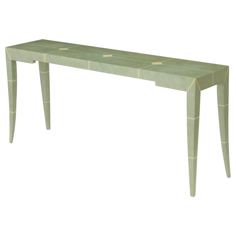 Console Table with Tapering Legs by Parzinger Cameron at 1stDibs