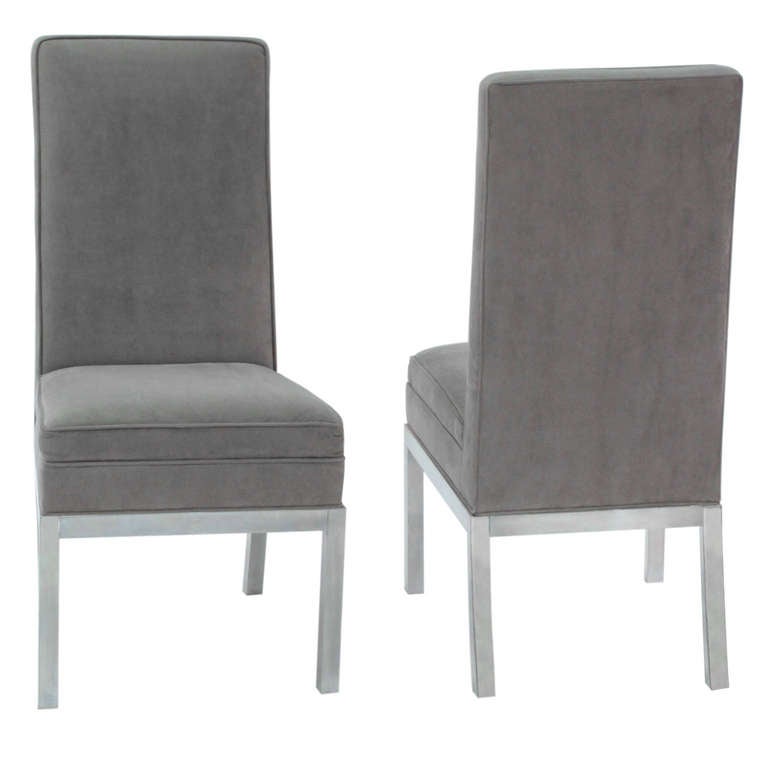 Set of 6 Elegant High Back Dining Chairs at 1stDibs