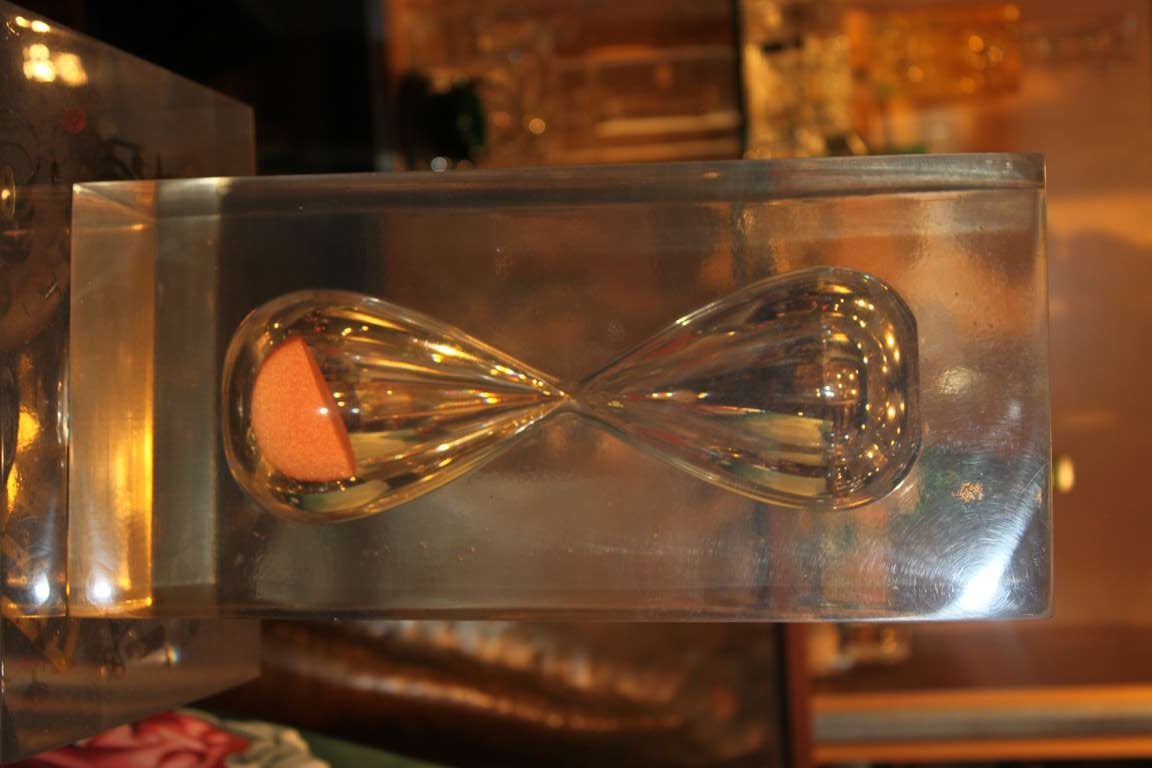 Giant Lucite Hourglass at 1stDibs | giant hour glass, giant hourglass ...