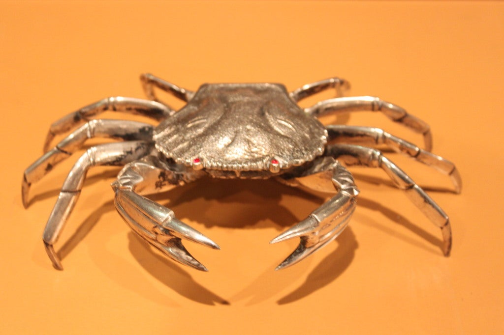 Rare Silver Crab Boxes at 1stDibs