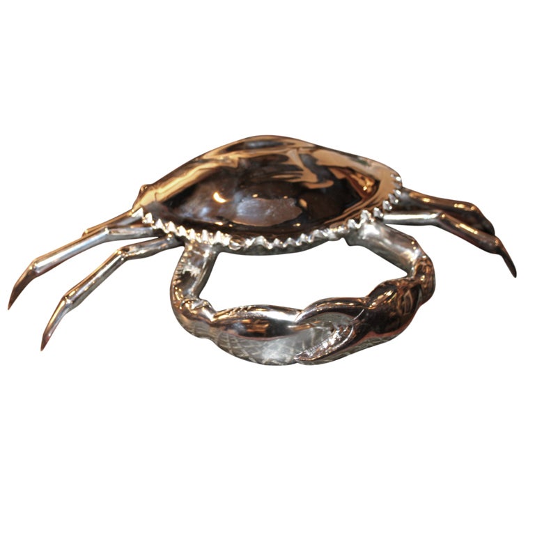Giant Silver Crab Box at 1stDibs