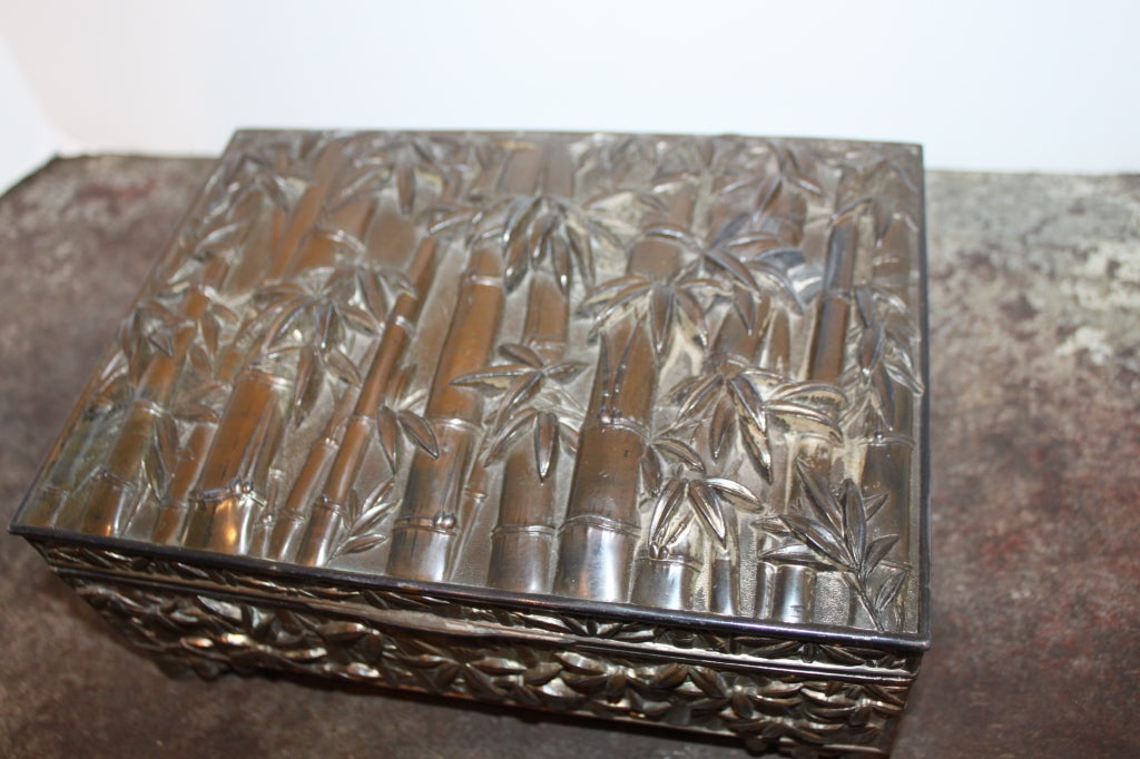 1930'S Japanese Bamboo Pattern Cigar Box at 1stDibs