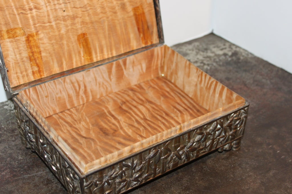 1930'S Japanese Bamboo Pattern Cigar Box at 1stDibs