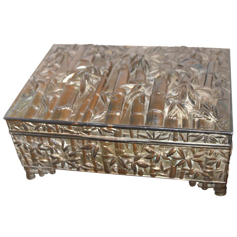 1930'S Japanese Bamboo Pattern Cigar Box at 1stDibs