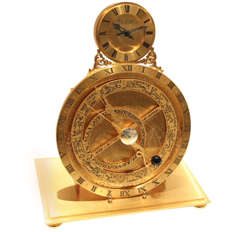 Hour Lavigne Astrolabium Clock For Sale at 1stDibs | hour lavigne clock