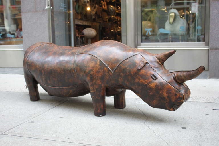 Giant Abercrombie Rhino Bench For Sale at 1stDibs