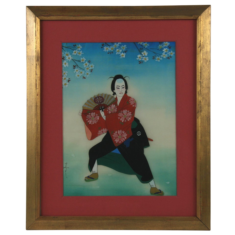 Japanese Silk Paintings - 353 For Sale on 1stDibs | japanese silk ...