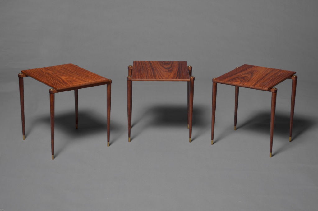 A Set of Three Stacking Tables at 1stdibs