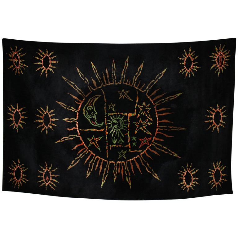 Fine French 1950s Rug by Jean Lurcat at 1stDibs