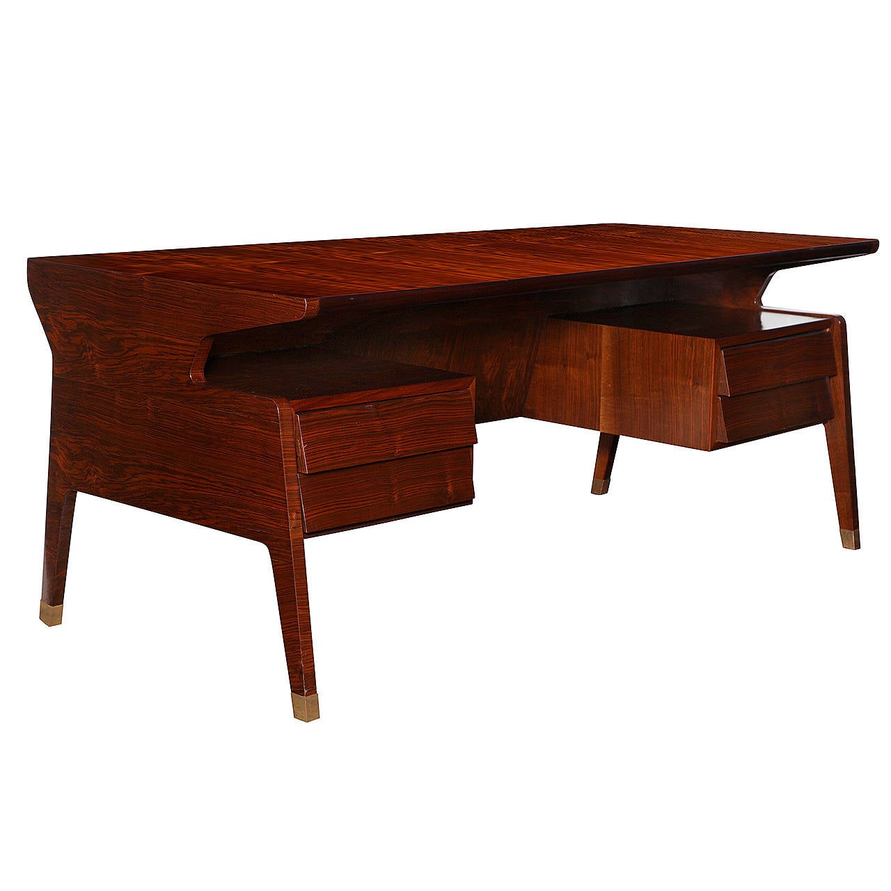 Architectural Rosewood Desk at 1stdibs