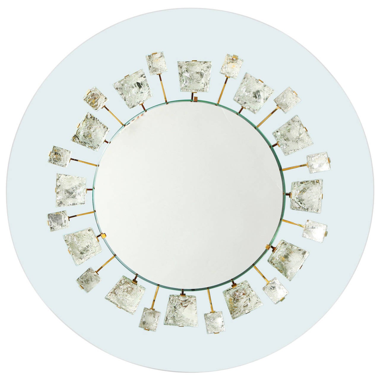 Rare Illuminated Mirror by Max Ingrand for Fontana Arte at 1stDibs