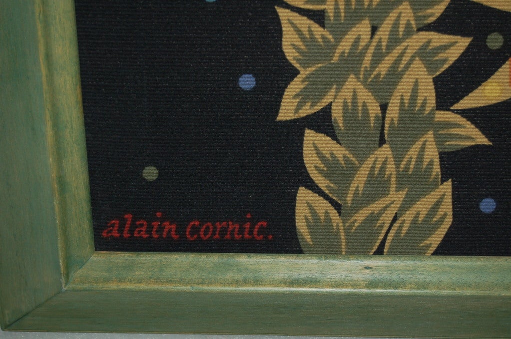 Alain Cornic 1950's French Wall tapestry at 1stDibs | cornic necklace