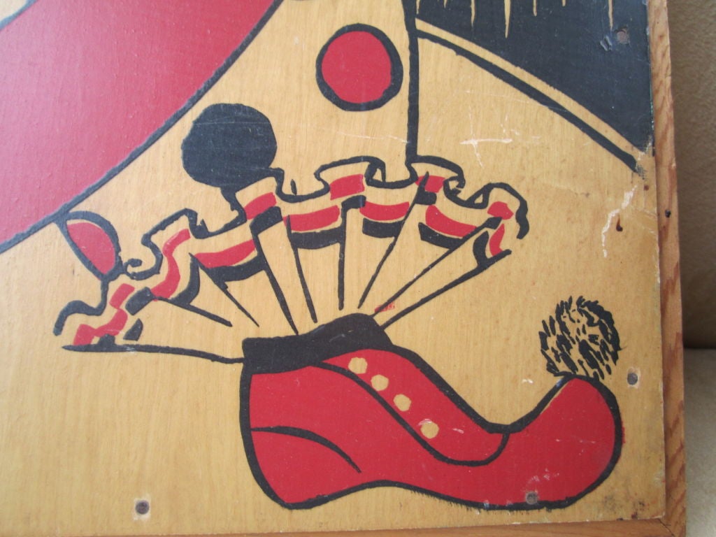 Circus Dart Board at 1stDibs