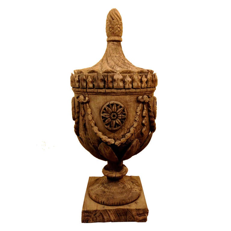 French Hand-Carved Finial at 1stDibs