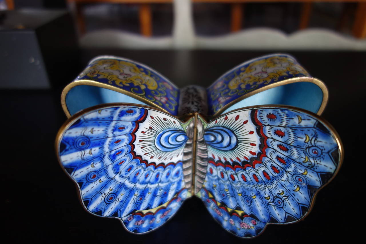 Art Deco Butterfly Box at 1stDibs