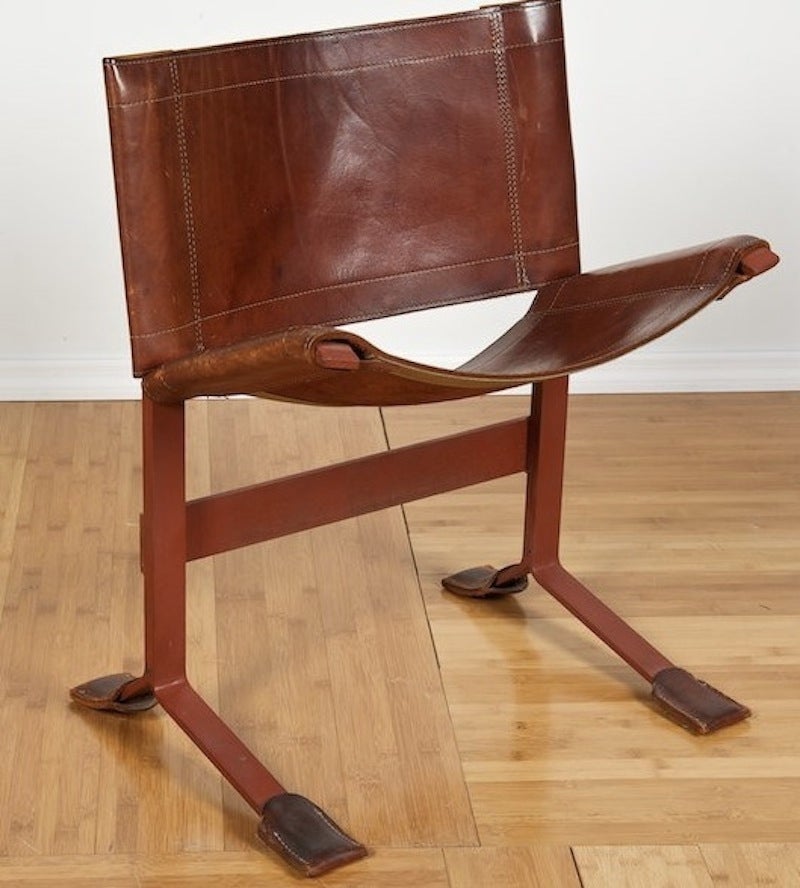 Max Gottschalk Leather Chair For Sale at 1stDibs