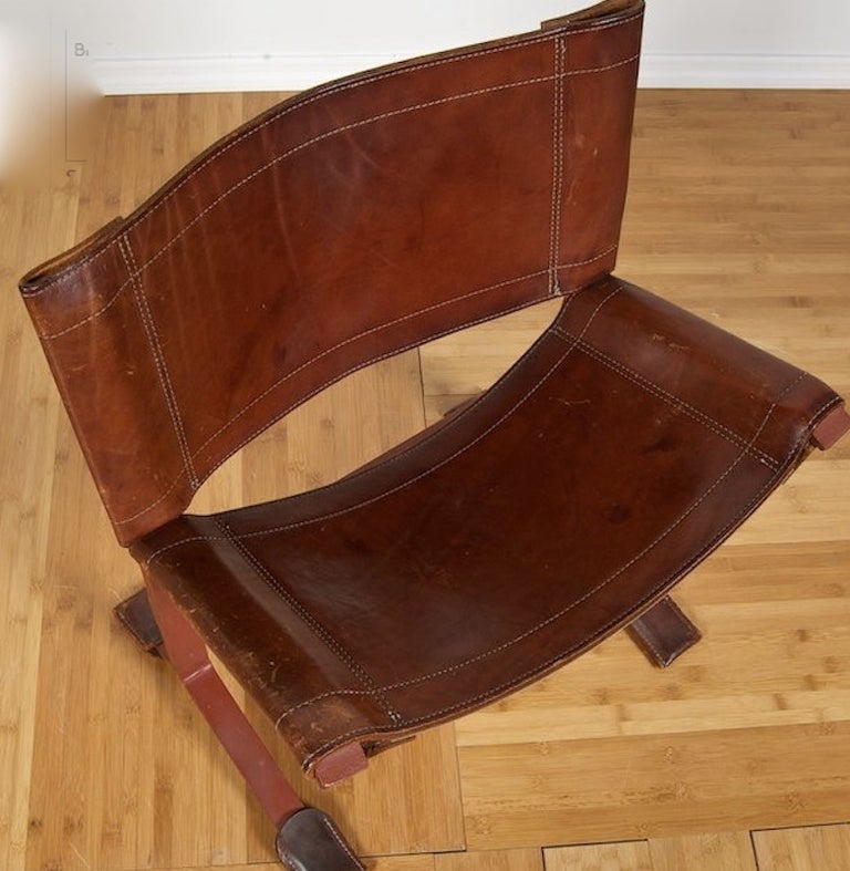 Max Gottschalk Leather Chair For Sale at 1stDibs