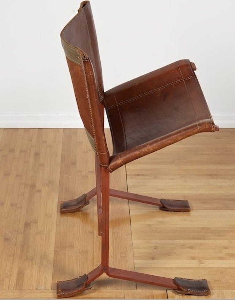 Max Gottschalk Leather Chair For Sale at 1stDibs