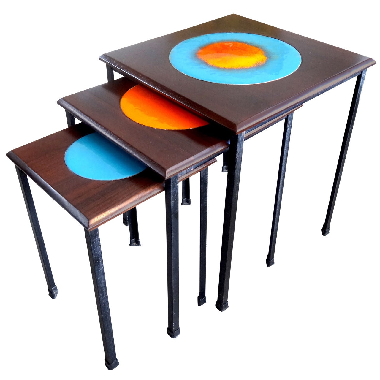 Mid-Century Modern Stacking Tables at 1stDibs