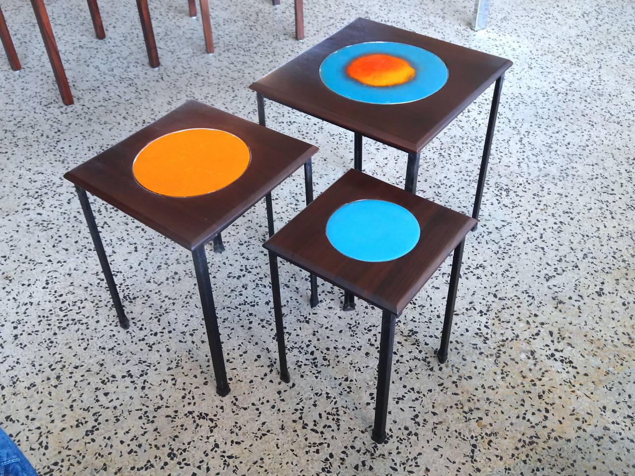Mid-Century Modern Stacking Tables at 1stDibs