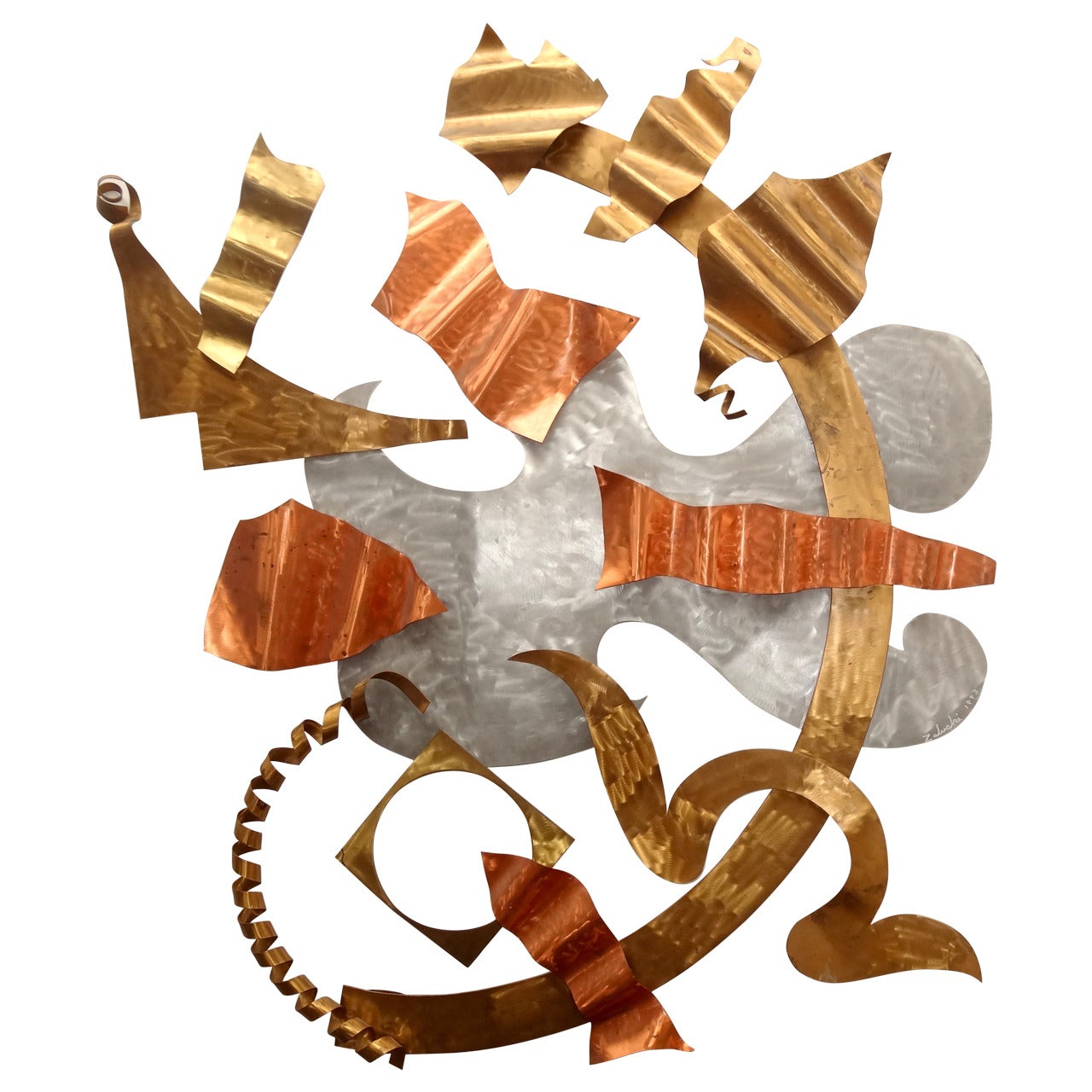 Large Steve Zaluski Wall Sculpture at 1stDibs | zaluski sculpture ...