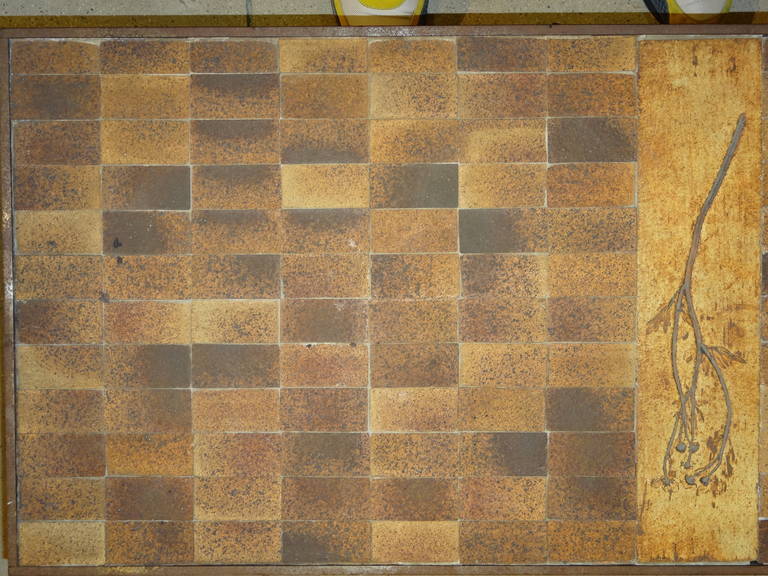 R. Capron Tile Top Tale or Wall Hanging at 1stDibs