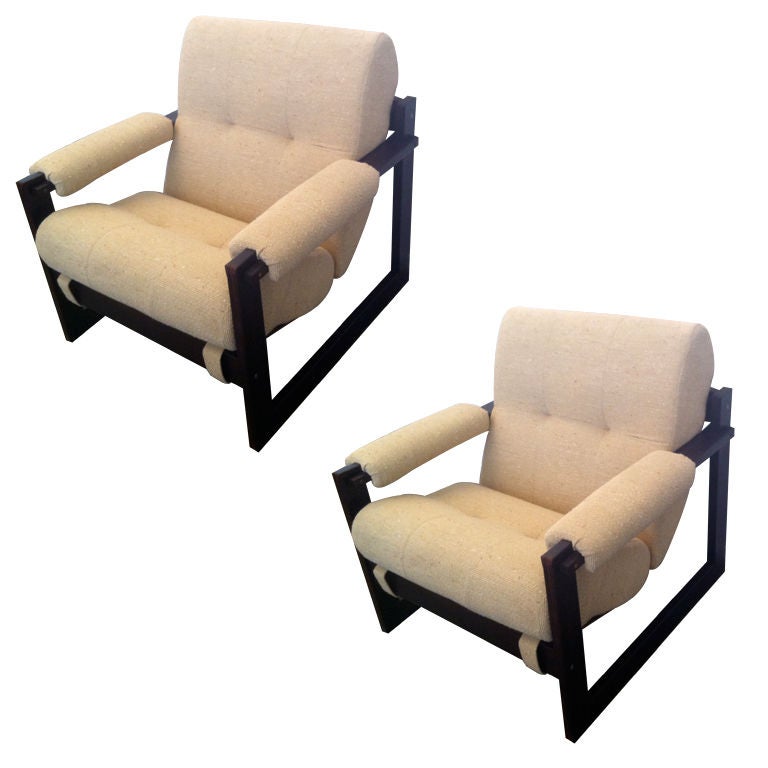 Benjamin Lafer Brazilian lounge Chair (2) at 1stDibs