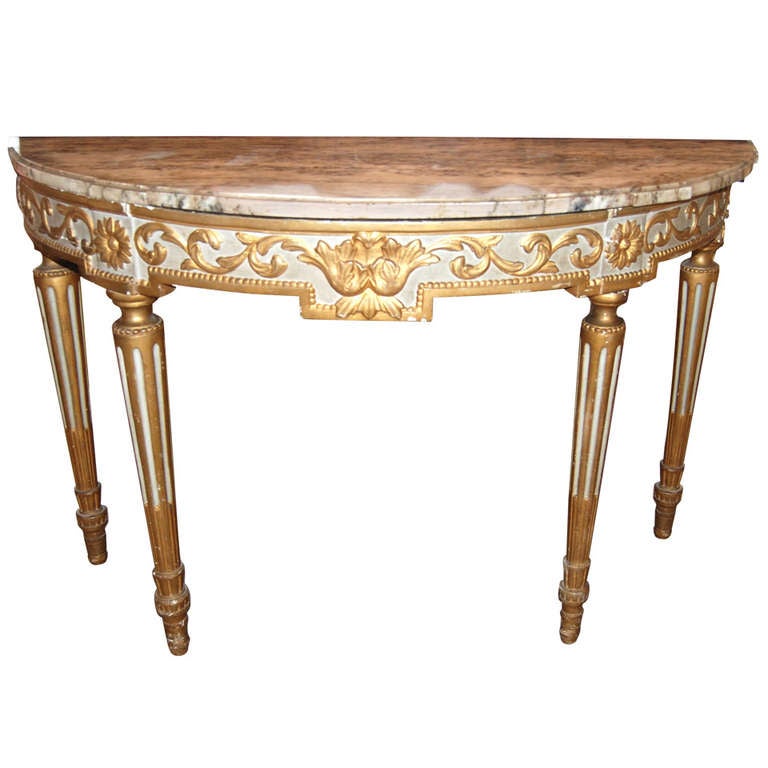 French 19th Century French Console Table For Sale at 1stDibs