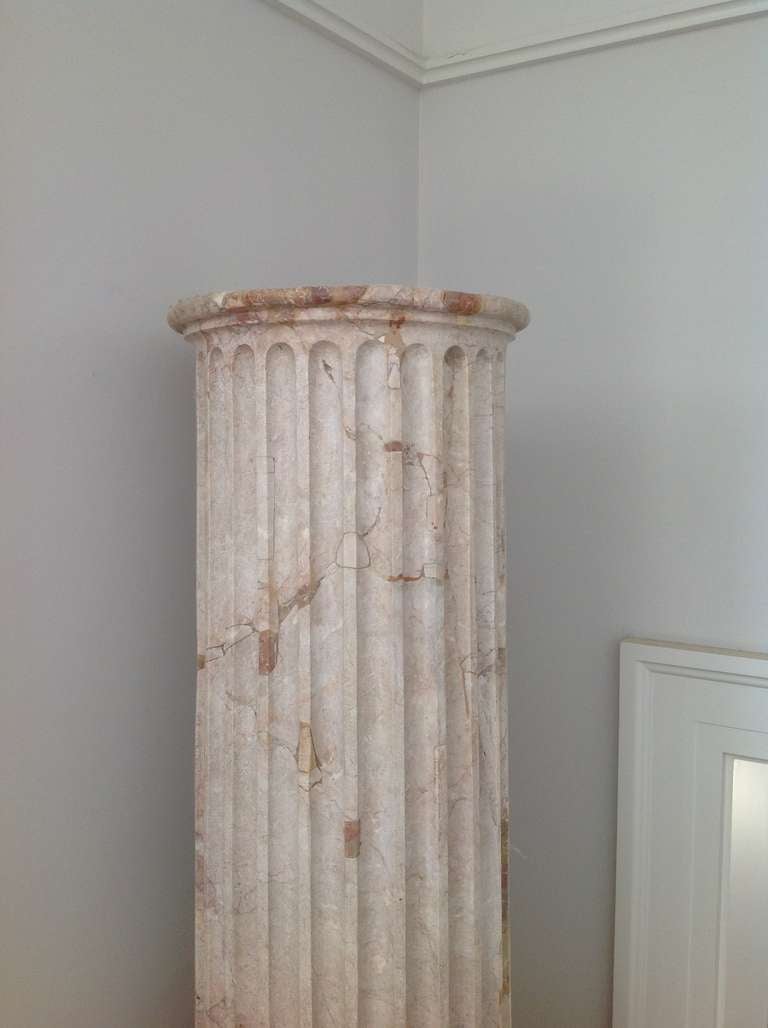 Pair of Classical Marble Columns at 1stDibs | marble columns for sale ...