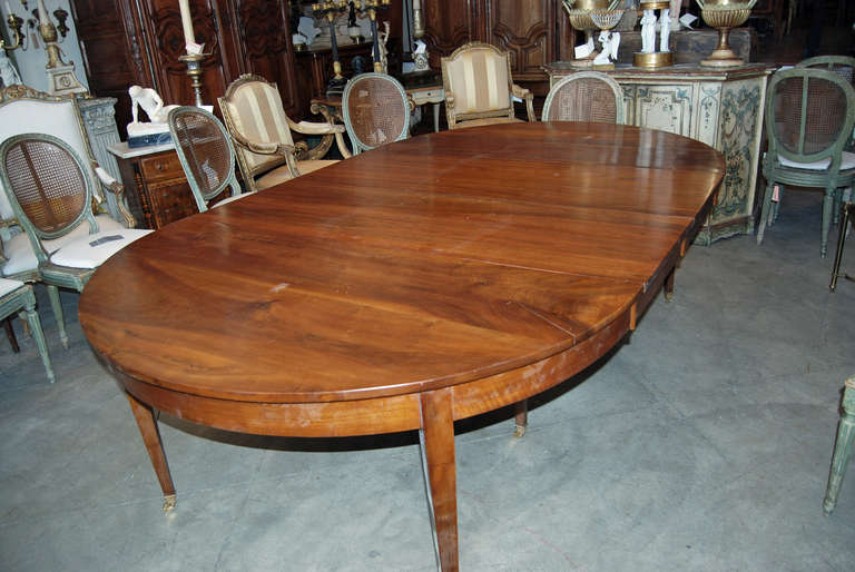 18th Century Walnut Louis XVI Extension Table at 1stDibs
