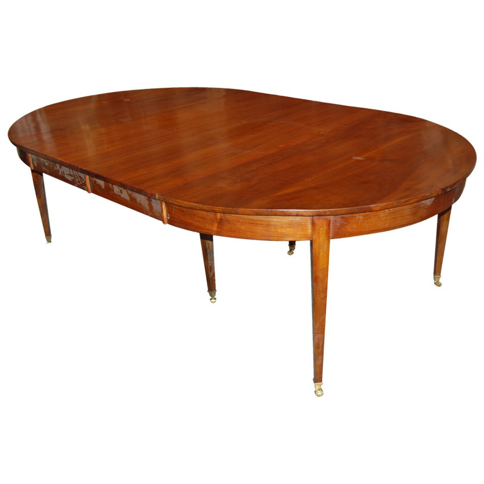 18th Century Walnut Louis XVI Extension Table at 1stDibs
