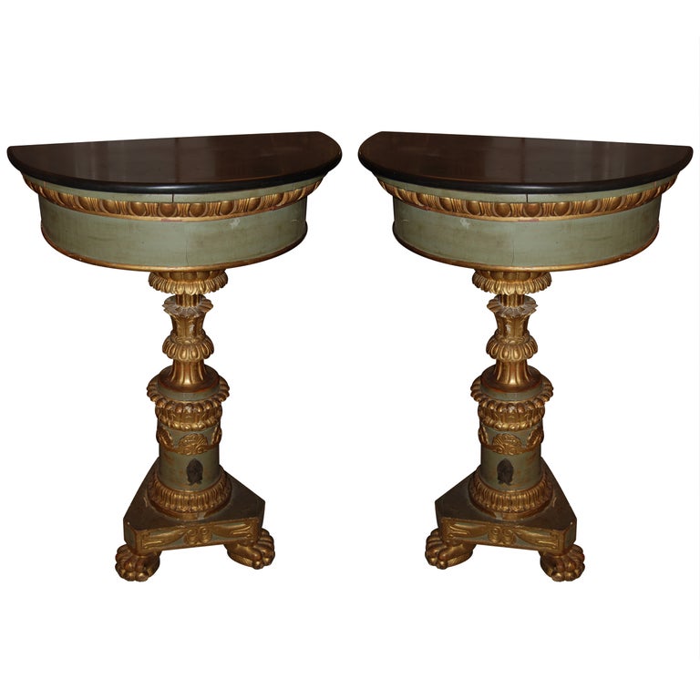 Pair 18thc Italian Consoles at 1stDibs