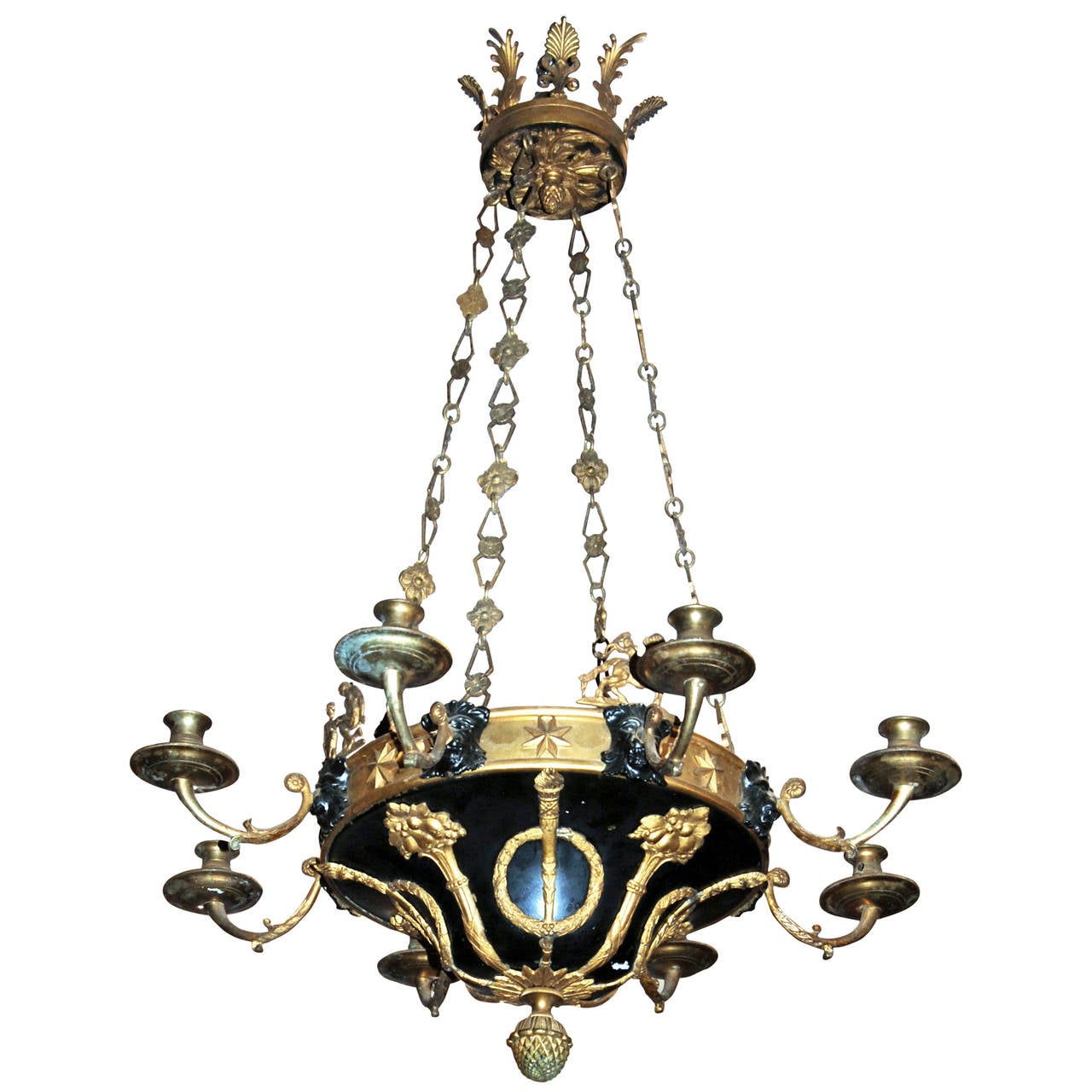 Napoleon III Bronze Chandelier at 1stDibs