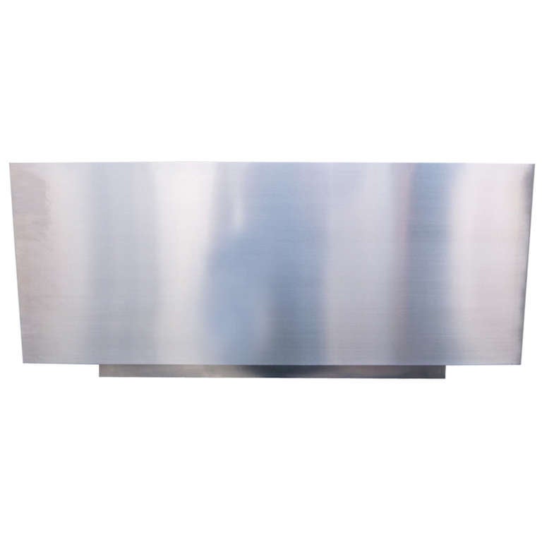 Stainless Steel Cocktail Table at 1stDibs