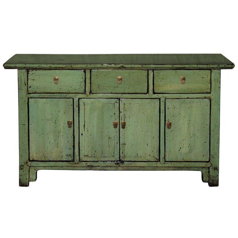 Green Shandong Buffet at 1stDibs
