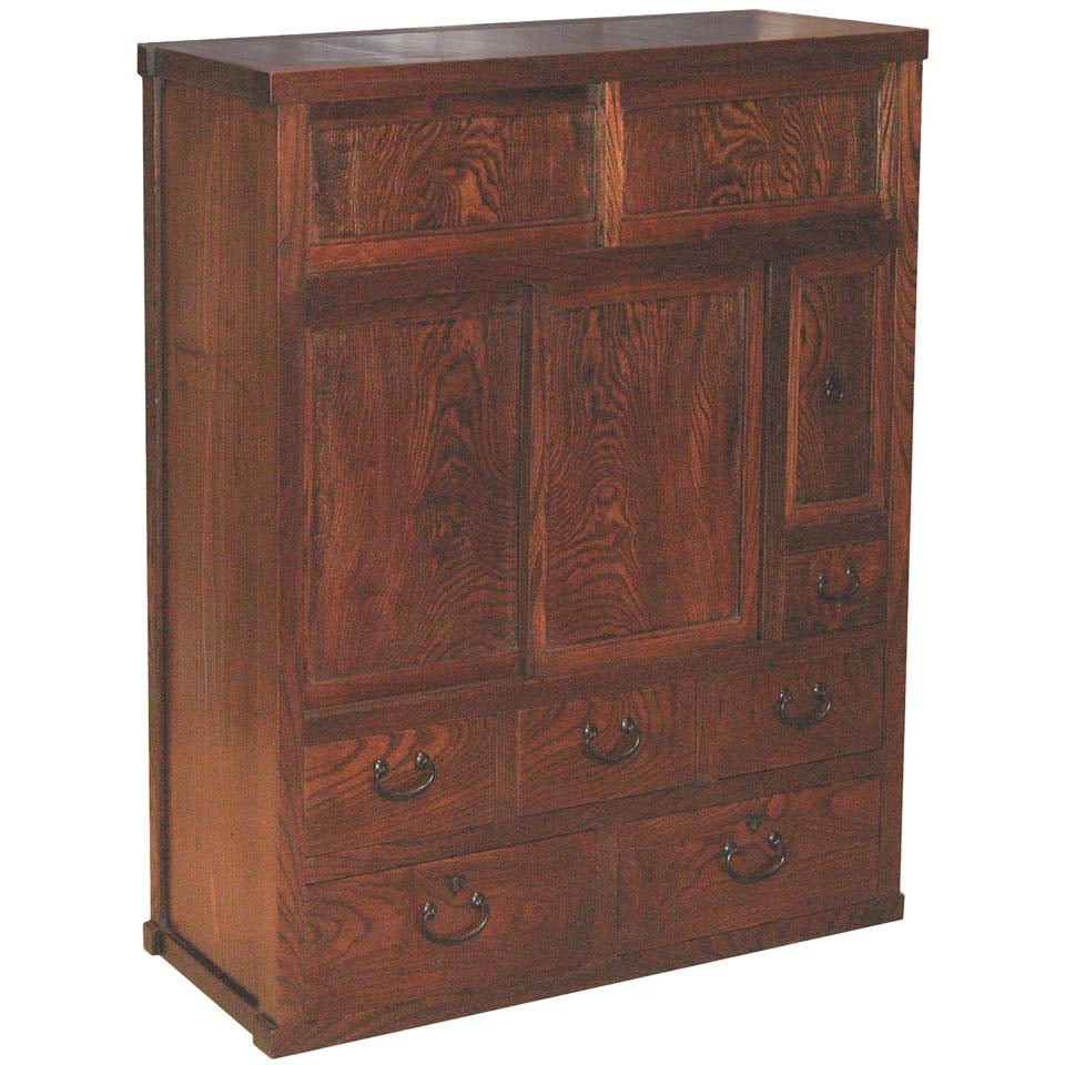 Japanese Keyaki Tea Chest at 1stDibs | japanese tea chest