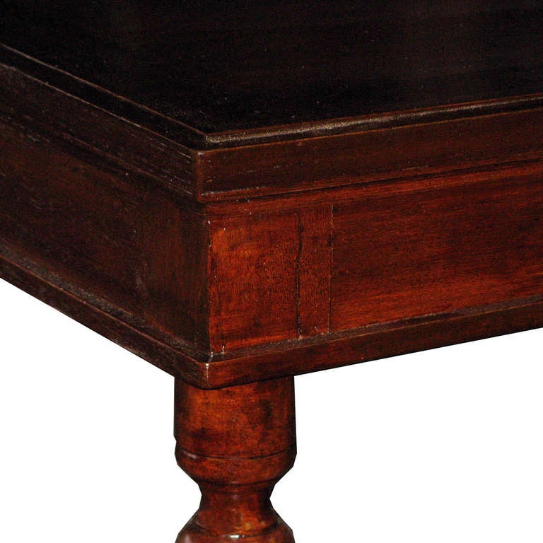 Vietnamese Mahogany Desk at 1stDibs