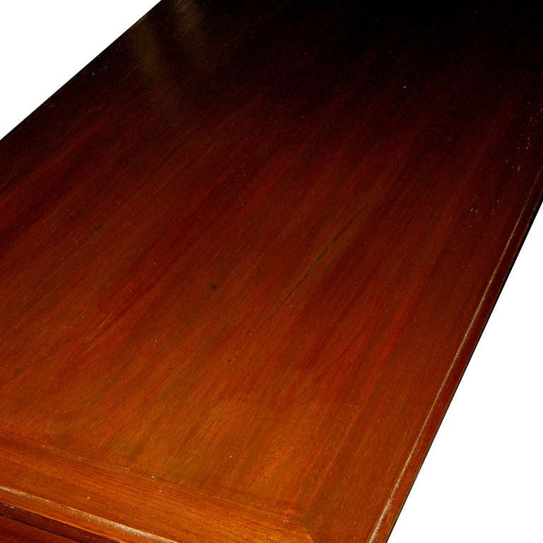 Vietnamese Mahogany Desk at 1stDibs