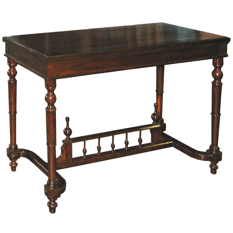 Vietnamese Mahogany Desk at 1stDibs
