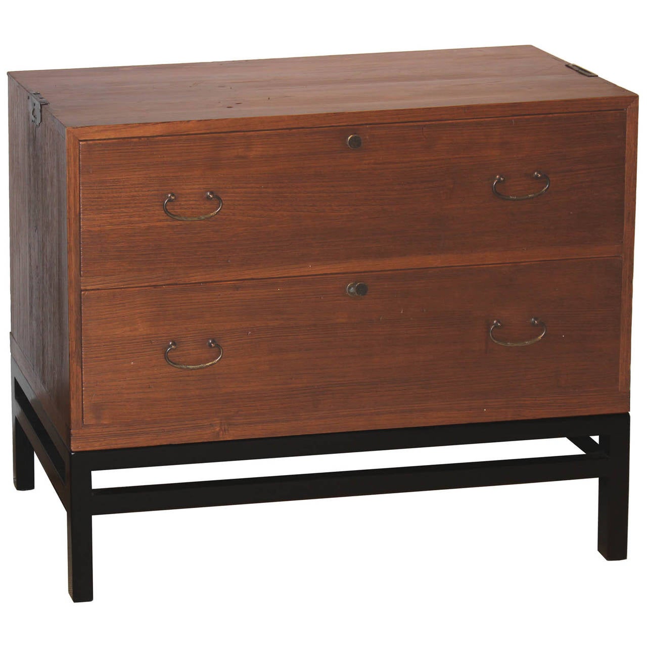 Japanese Two-Drawer Chest at 1stDibs