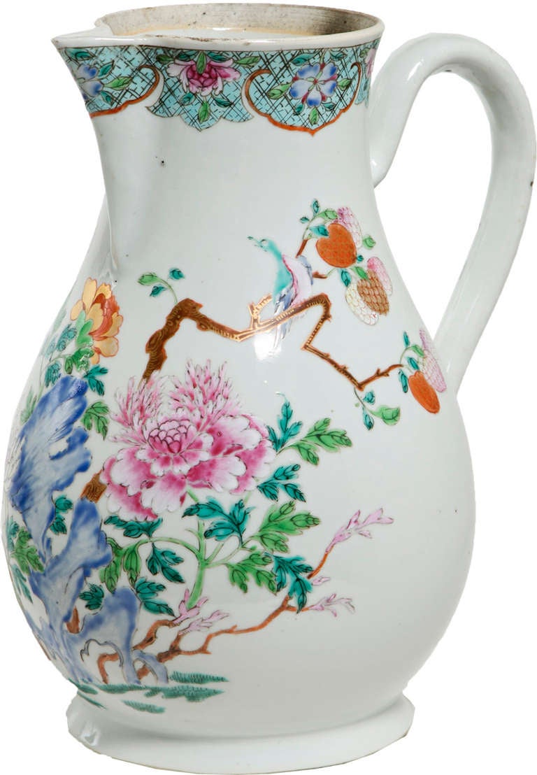 Large Chinese Export Pitcher at 1stDibs