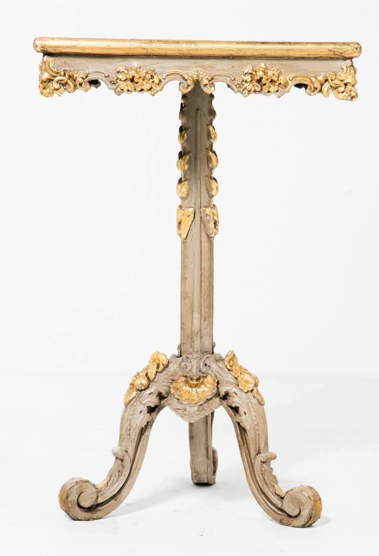 A 19th Century Italian Painted and Gilt Game Table at 1stDibs