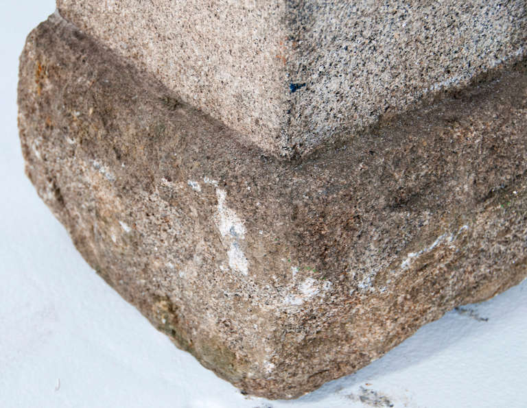 Impressive Pair of Japanese Granite Gate Posts, 19th Century at 1stDibs