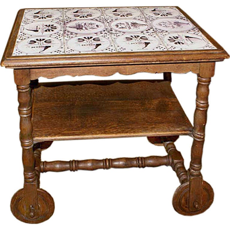 Dutch Tea Cart at 1stDibs