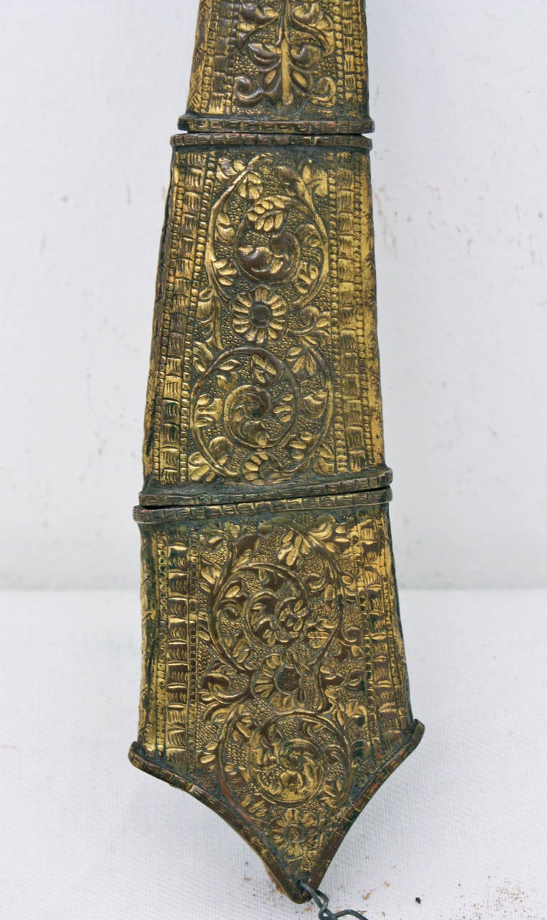 Chilanum Dagger India, gilt bronze circa 1800 at 1stDibs