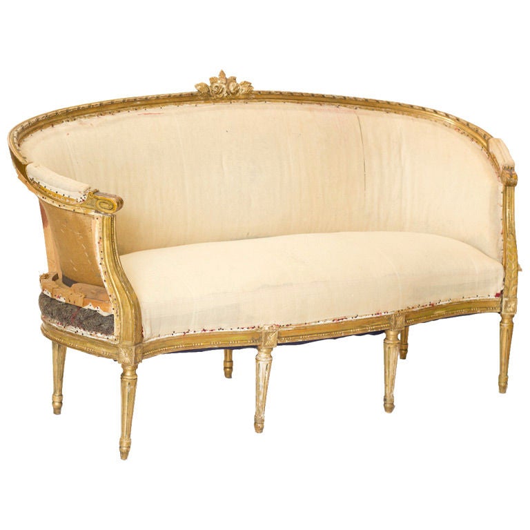 Swedish Gilt and Painted Sofa Gustavian Style, circa 1910 at 1stDibs ...