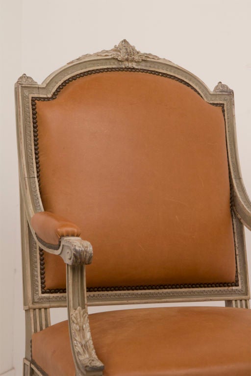 Pair of 19th Century Swedish Arm Chairs at 1stDibs