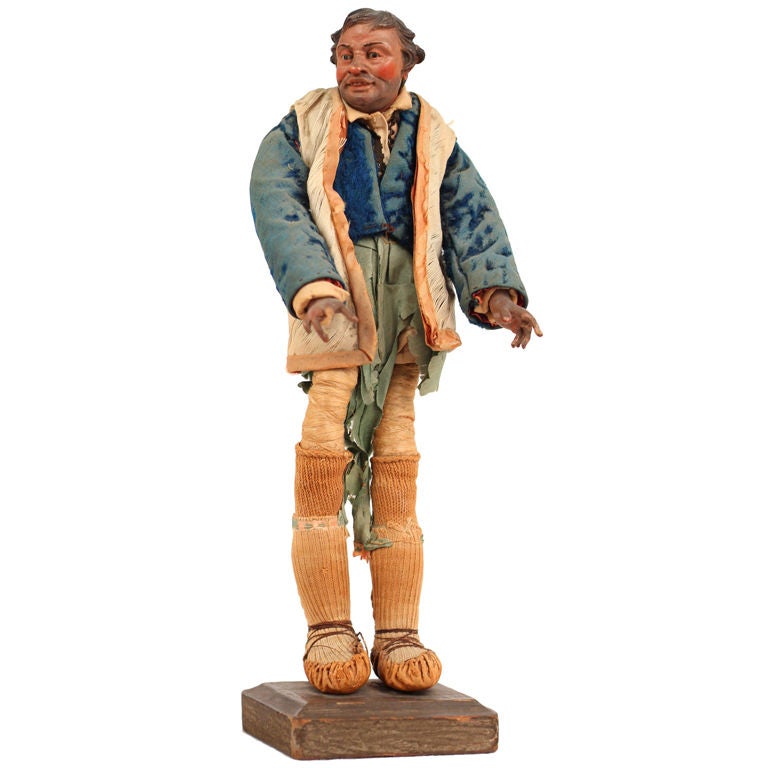 Neapolitan Creche Figure at 1stDibs