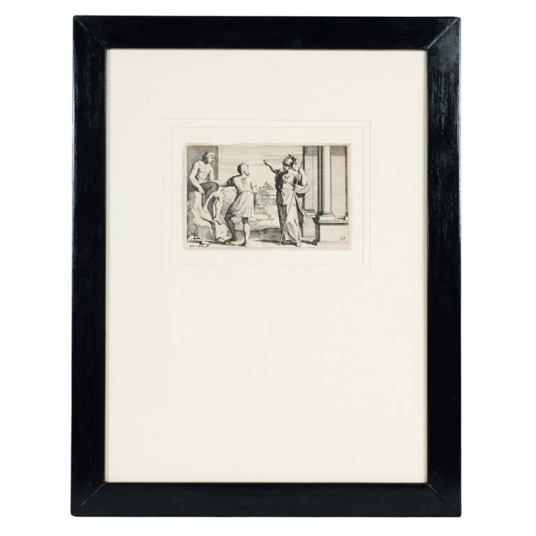 Baroque Engraving after Caracci c.1600 at 1stDibs